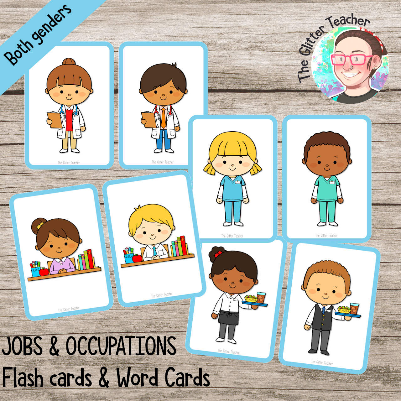 [UPDATED] Tarjetas de vocabulario y talking flash cards de los trabajos ...