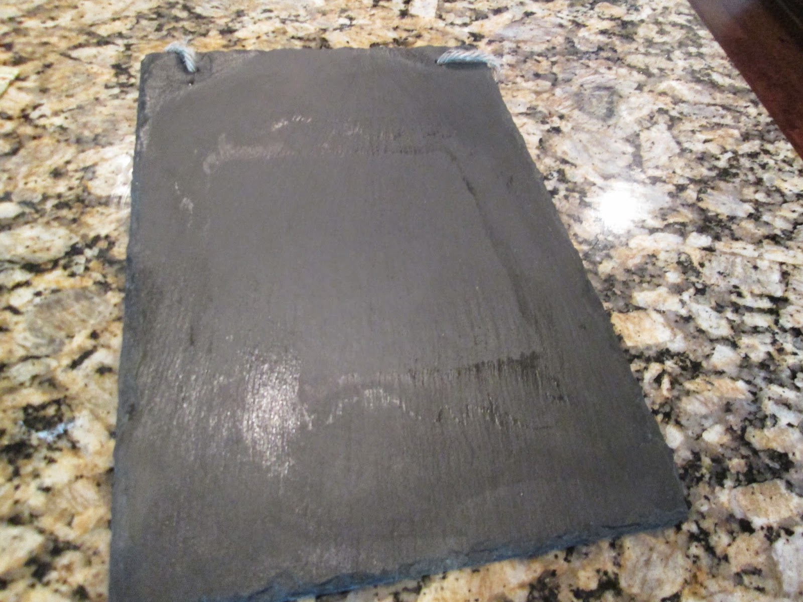 Chic Home Mom: DIY Slate hanging Art Home Decor-Inexpensive and Easy