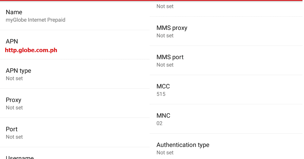 TM Default APN Settings 5G 4G LTE MMS - Philippines