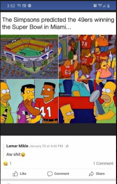 The Mindless Freaks: Simpsons predicted 49ers winning the Super Bowl ...