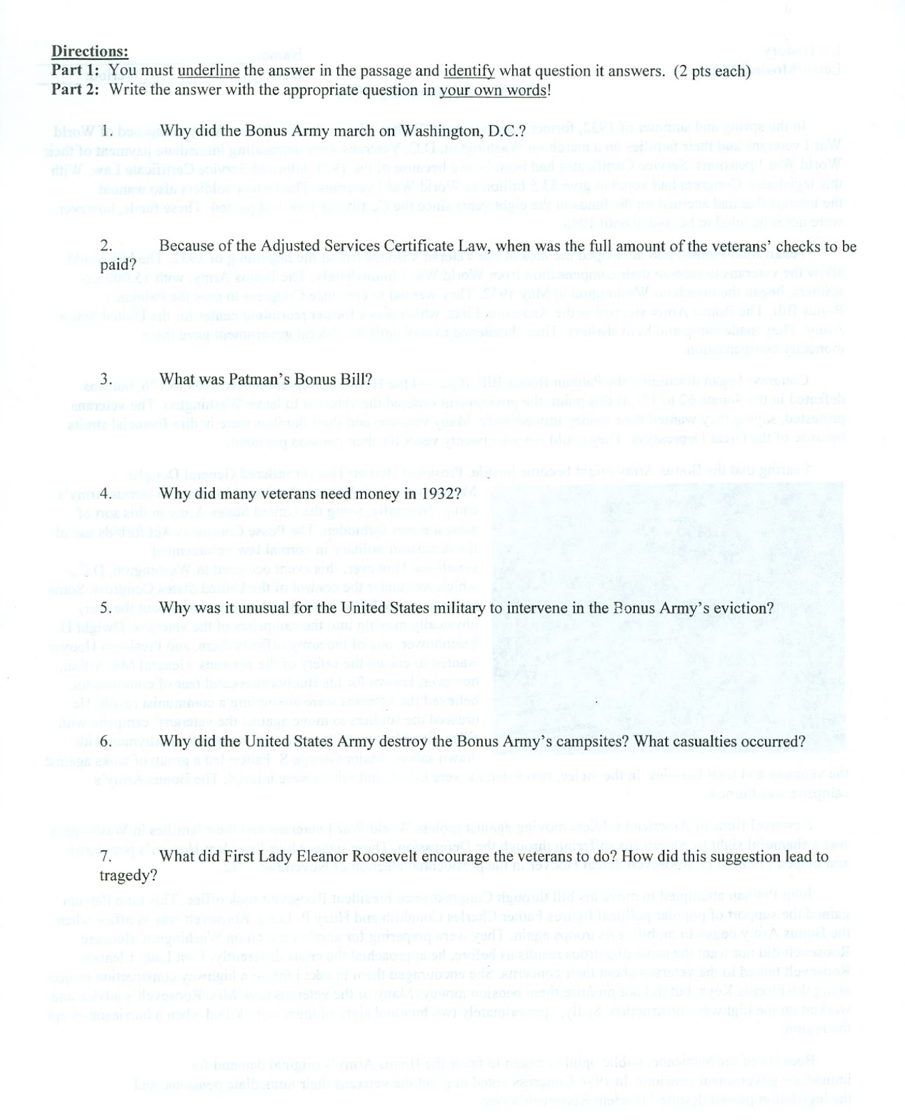 Mr. E's U.S. History and Black History Page: Unit 8 - The Great ...