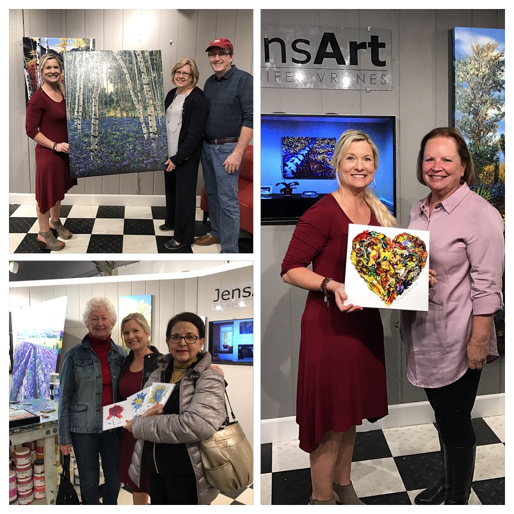 Aspen Paintings by Contemporary Aspen Artist Jennifer Vranes, Birch ...