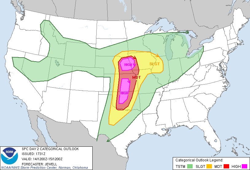 The Weather Centre: Significant Tornado Outbreak Likely Tomorrow The Weather Centre: Significant Tornado Outbreak Likely Tomorrow