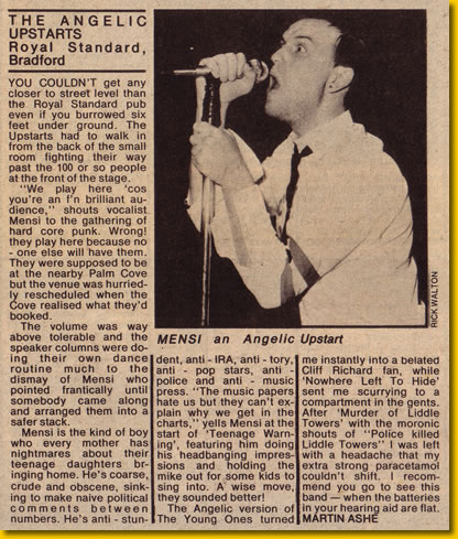 Tune Of The Day: Angelic Upstarts - Solidarity