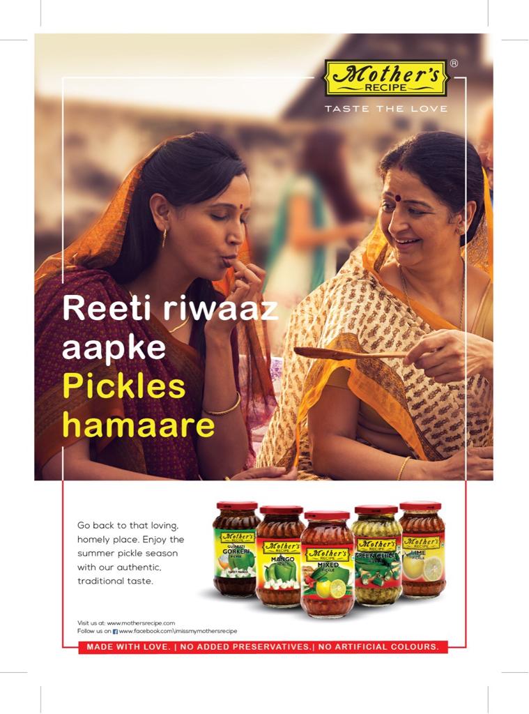 Mother’s Recipe campaign ‘Your Traditions Our Pickles’