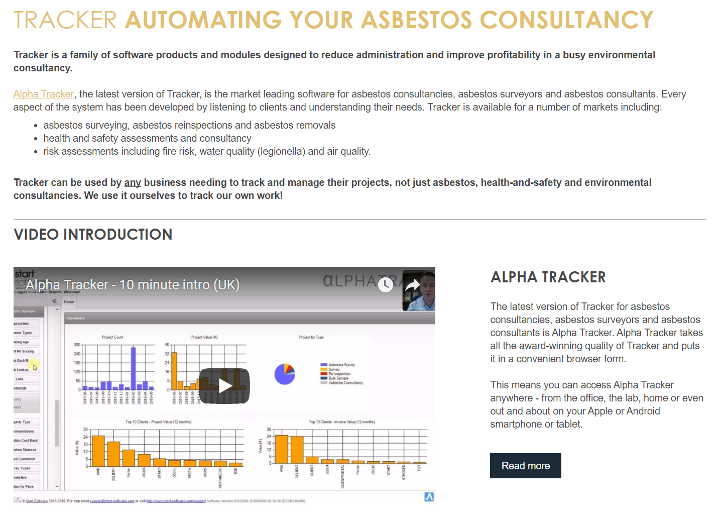 The Start Software blog - Alpha Tracker, Alpha Legal, Alpha Anywhere ...