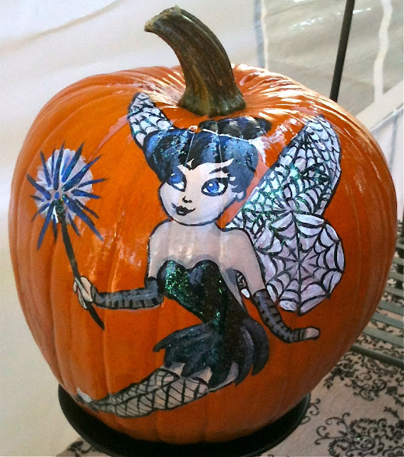 Monica's Painted Pumpkins