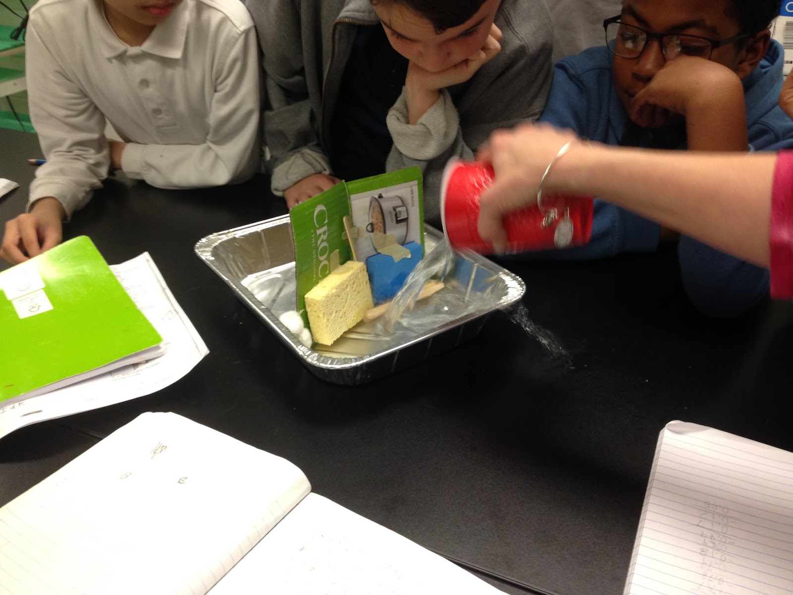 Mrs. M-G's 5th Grade: Designing levees in the STEM lab