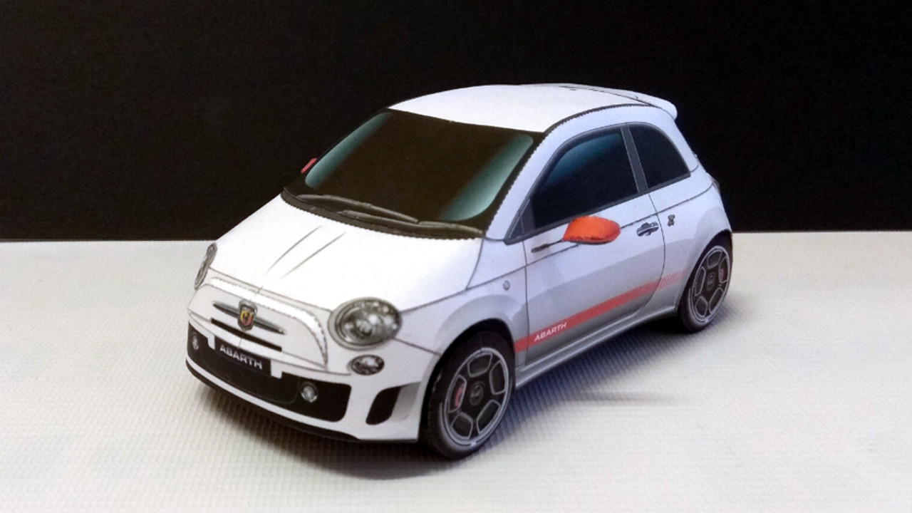 Yoshiny's Design: Fiat 500 Abarth Paper Craft