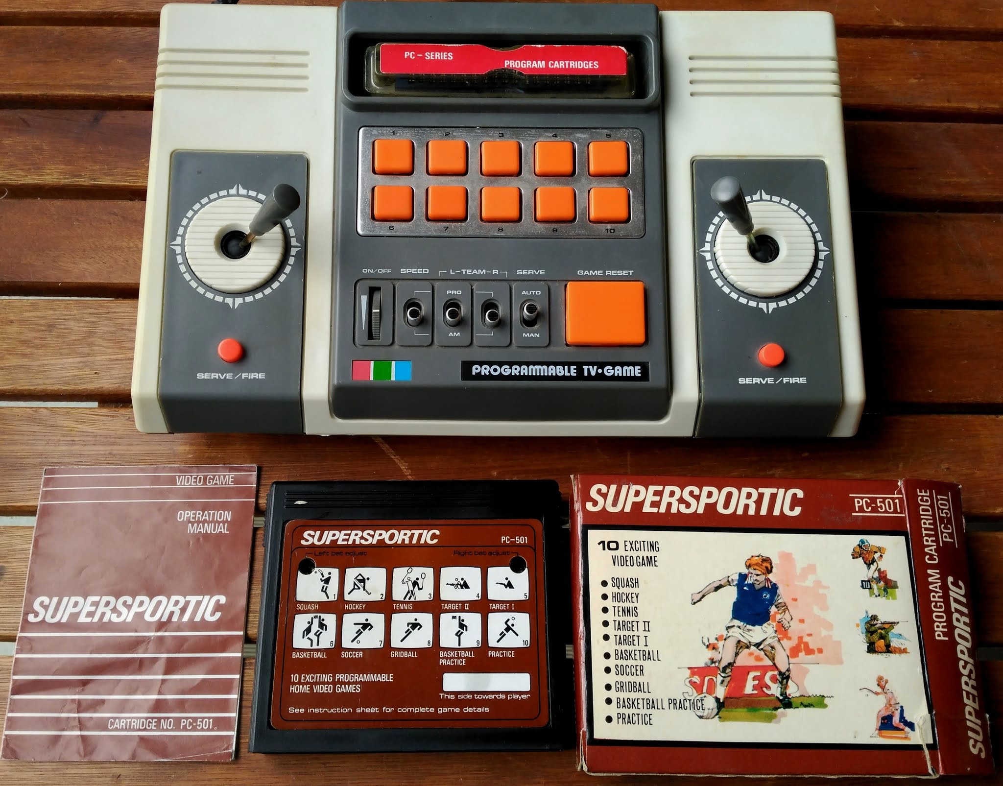 Retro Ordenadores Orty: Consola "Programmable TV-Game" (Soundic SD-050 ...