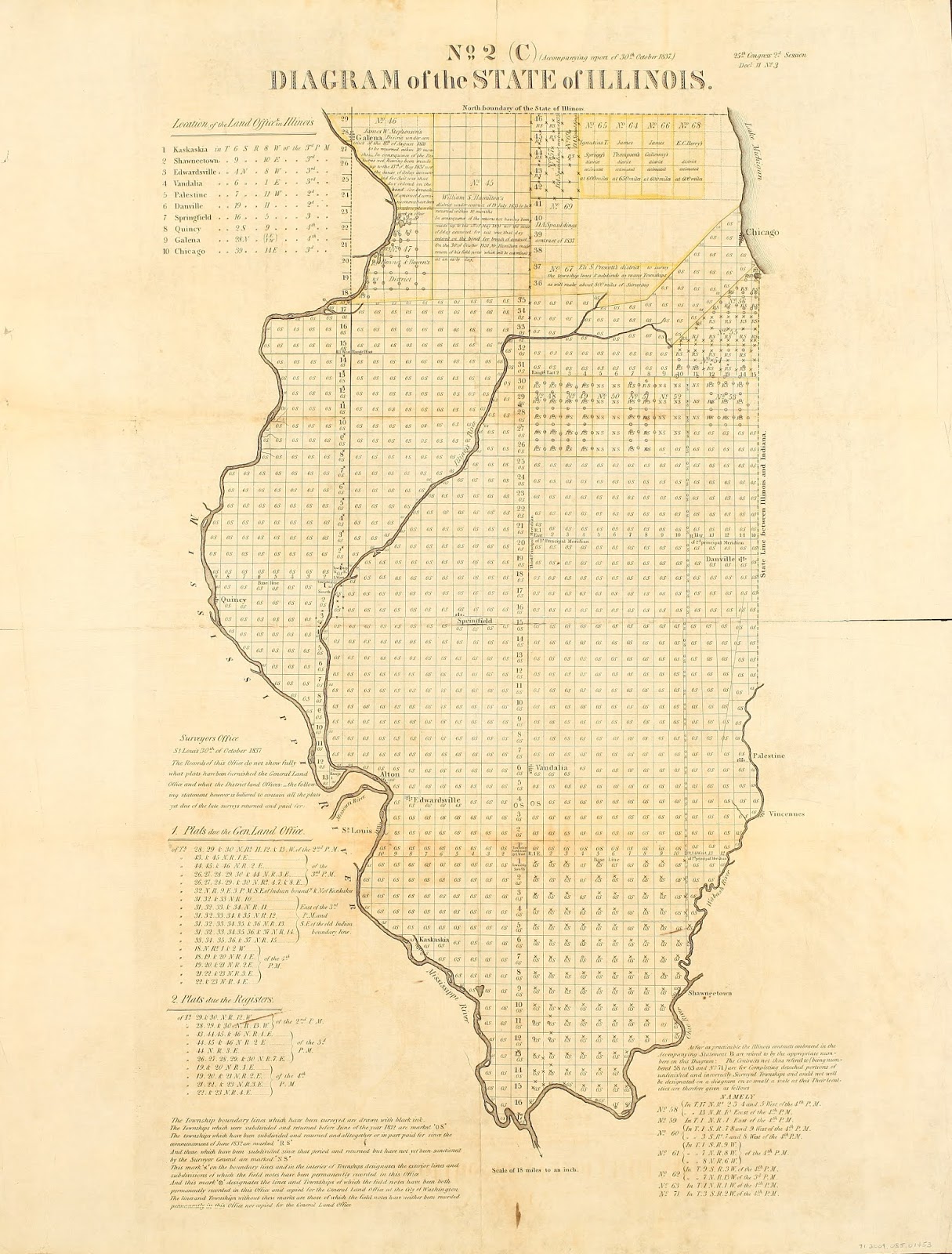 The Browne School: A Rural Schoolhouse : 1837, 1848 and 1849 Surveyor maps