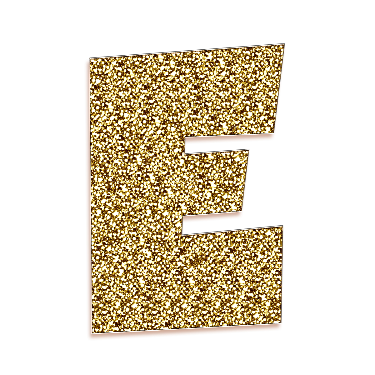 Alfabeto Com Letras Douradas E Glitter GrÁtis Para Imprimir E Formar