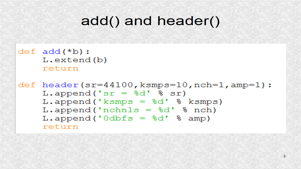 Audio Programming In Python: 16. Python Csound Module