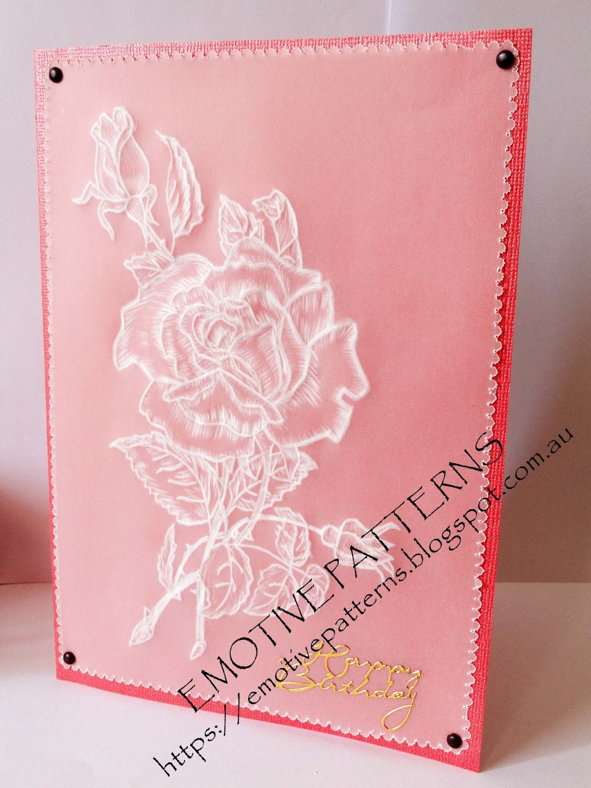 Emotive Patterns: #34 - Pergamano Rose