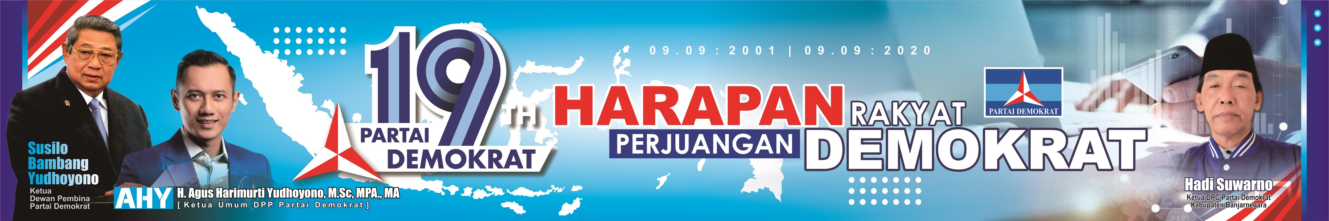 Whonesia Graphic Design : Spanduk dan Backdrop Event Partai Demokrat