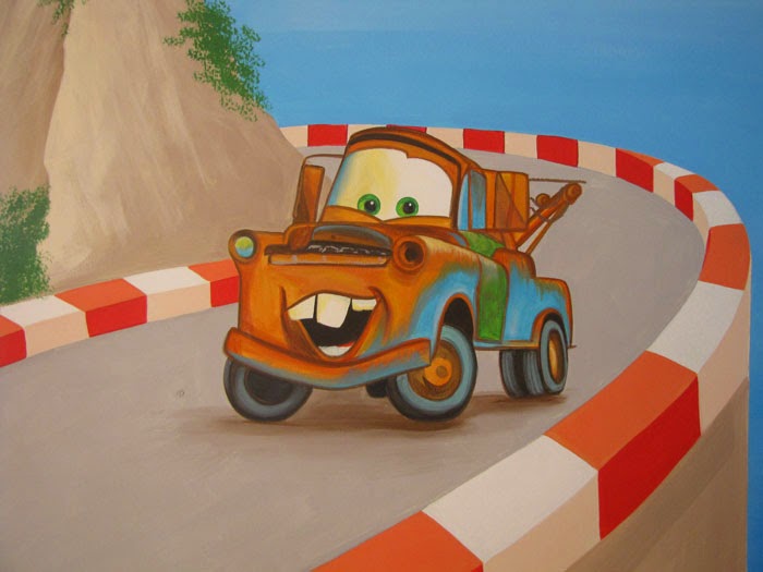 Ειρήνη Μωυσιάδου Dream-Art: CARS MCQUEEN Ζωγραφική παιδικού δωματίου με ...