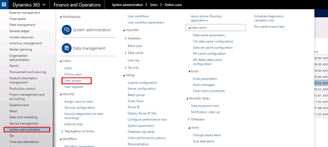 How to create user group and how to use it in Dynamics 365?