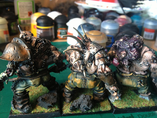 The Rusty Workbench: Nurgle Plague Ogres - Festerheart Tribe