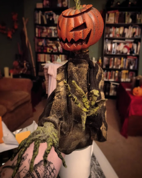 Petrichor & Pumpkins: Pumpkin scarecrow puppet