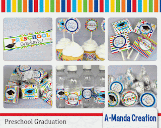 A-Manda Creation: Preschool Graduation Party Printables and a Freebie!
