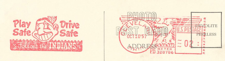 Baseball Stamps & Postmarks: Cleveland Indians