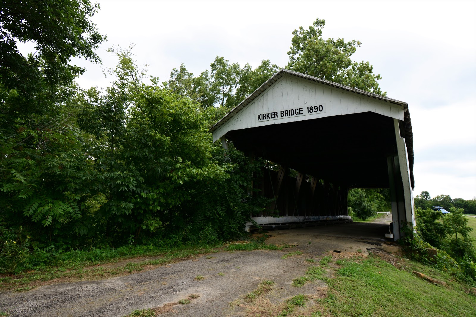 COVERED BRIDGES IN OHIO +: KIRKER COVERED BRIDGE - WEST UNION, OHIO