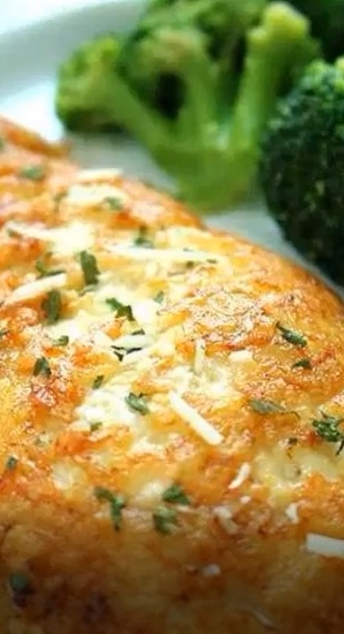 PARMESAN CRUSTED CHICKEN