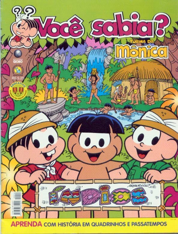 Companhia da Leitura: Coleção Você Sabia? Índios Turma da Mônica