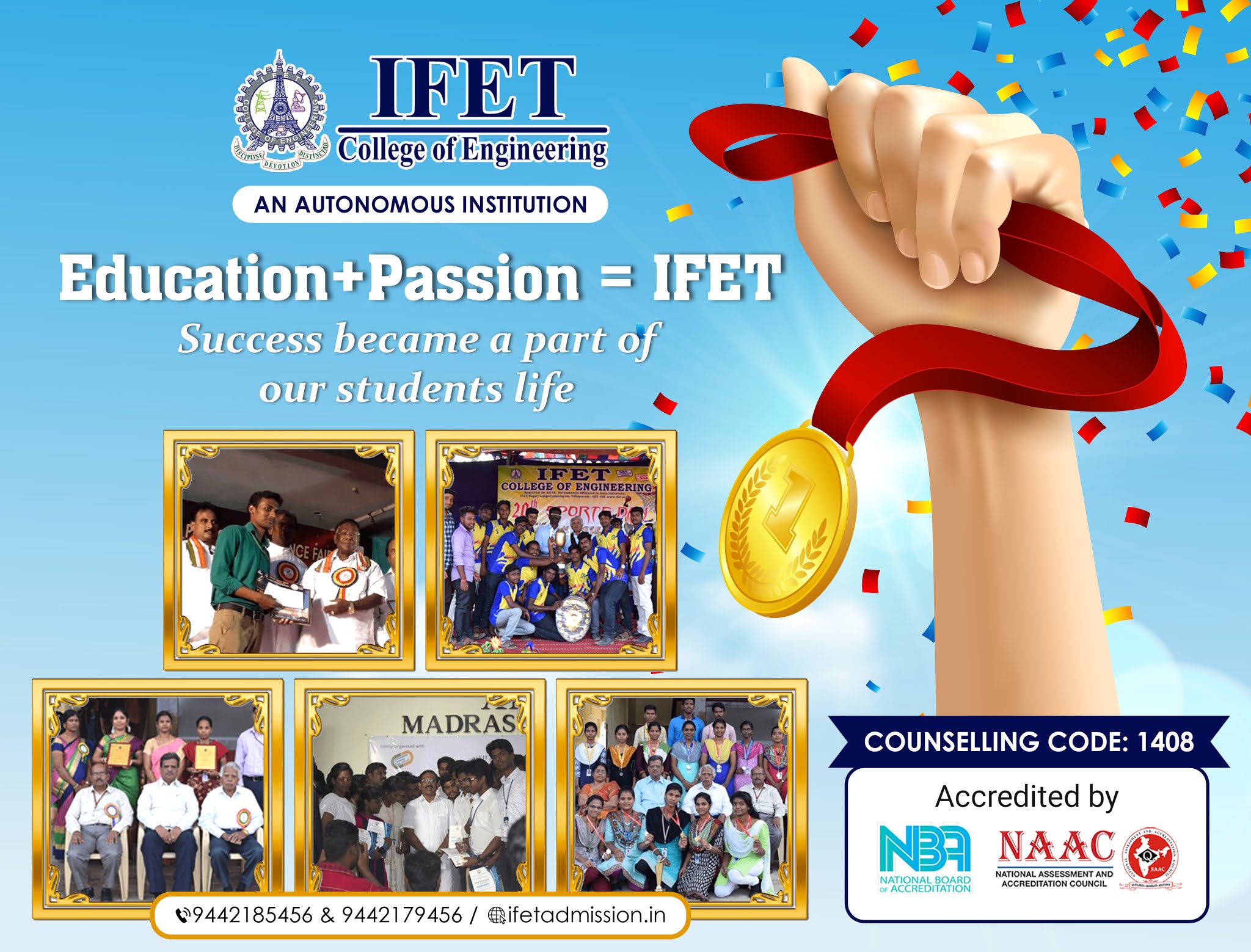 IFET College Social Media Poster