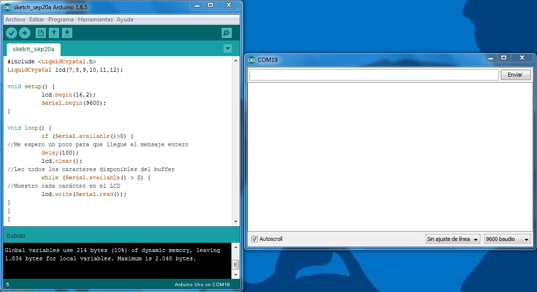 Seba Electronic Labs: [Librerias Arduino 01] Libreria LiquidCrystal
