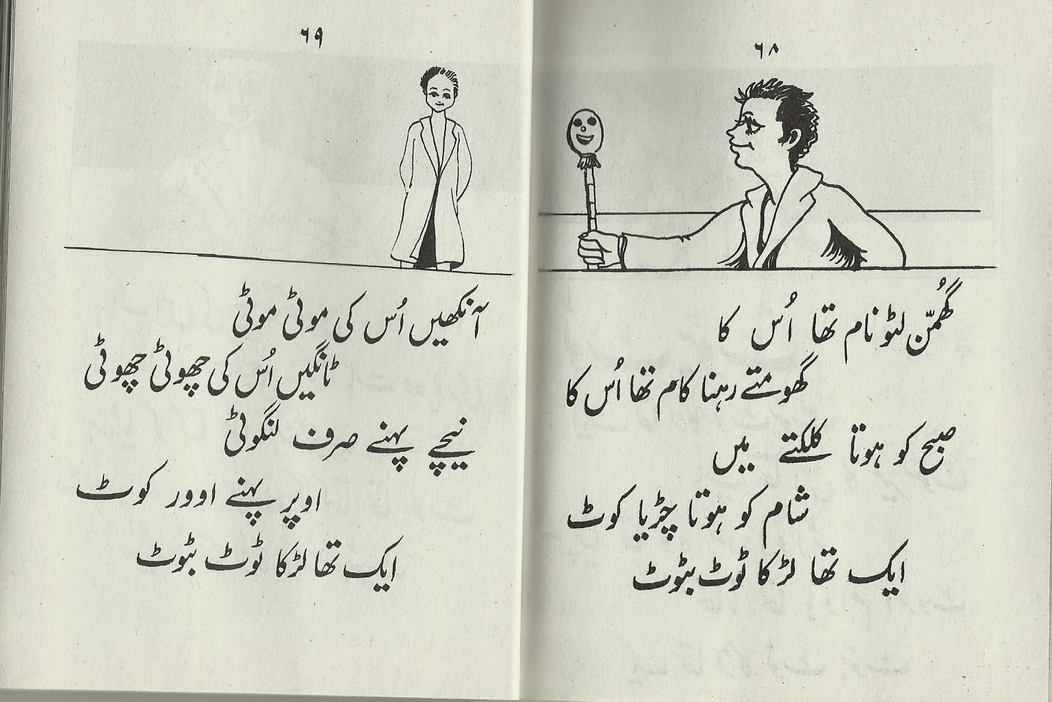 Sufi Ghulam Mustafa Tabassum - Jhoolnay (Urdu Poems for Children): Tot ...