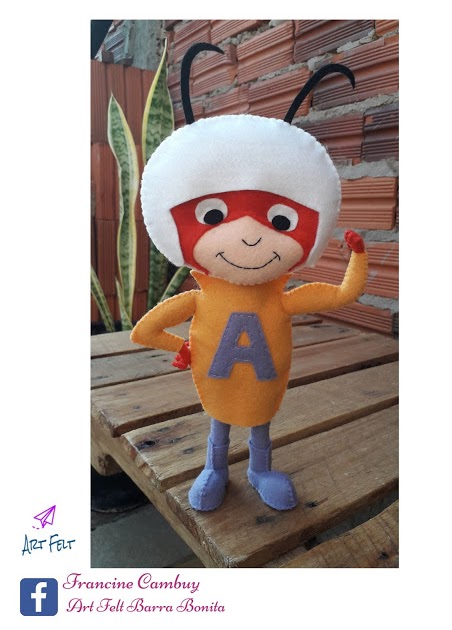 Formiga atômica: Molde para imprimir - Ver e Fazer