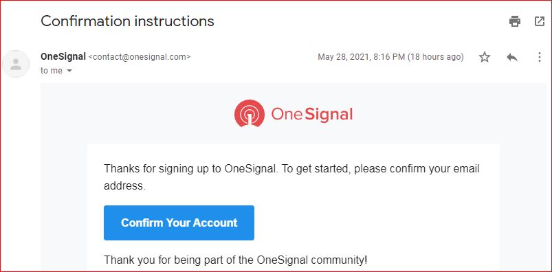 One signal push notifications for blogger 2021