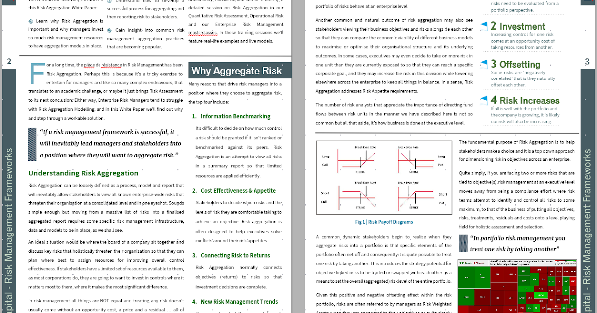 Causal Capital: Risk Aggregation White Paper