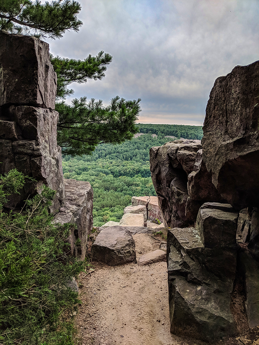 Devil's Doorway Trail at Devil's Lake State Park