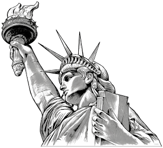 Sketch of the Day: Liberty Line Art - Sketch of the Day: September 1, 2020