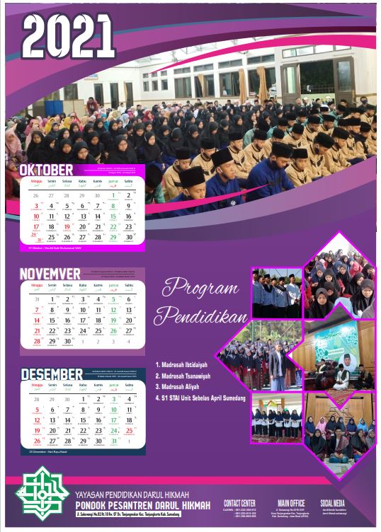 PESANTREN DARUL HIKMAH: KALENDER PESANTREN DARUL HIKMAH