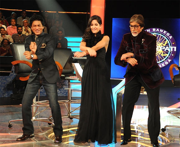 Celeb Bolly: Shahrukh Khan & Katrina kaif on the sets of KBC 6