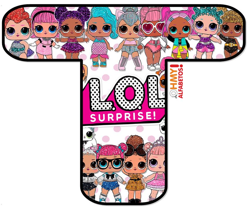 Abecedario LOL Surprise. Nice LOL Surprise Alphabet. - Oh my Alfabetos!