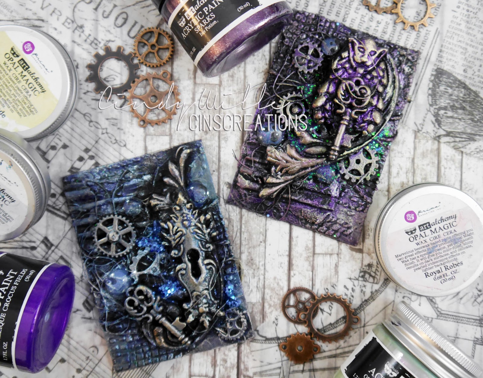 HobbyVision Creative Crew: Mixed Media Artist Trading Cards (ATC's)