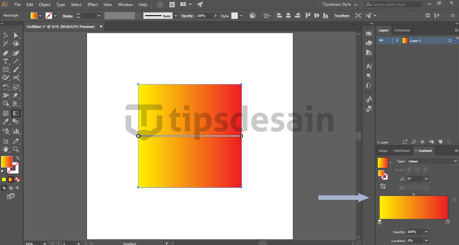 Membuat Gradasi Warna Di Adobe Illustrator | Ide Perpaduan Warna