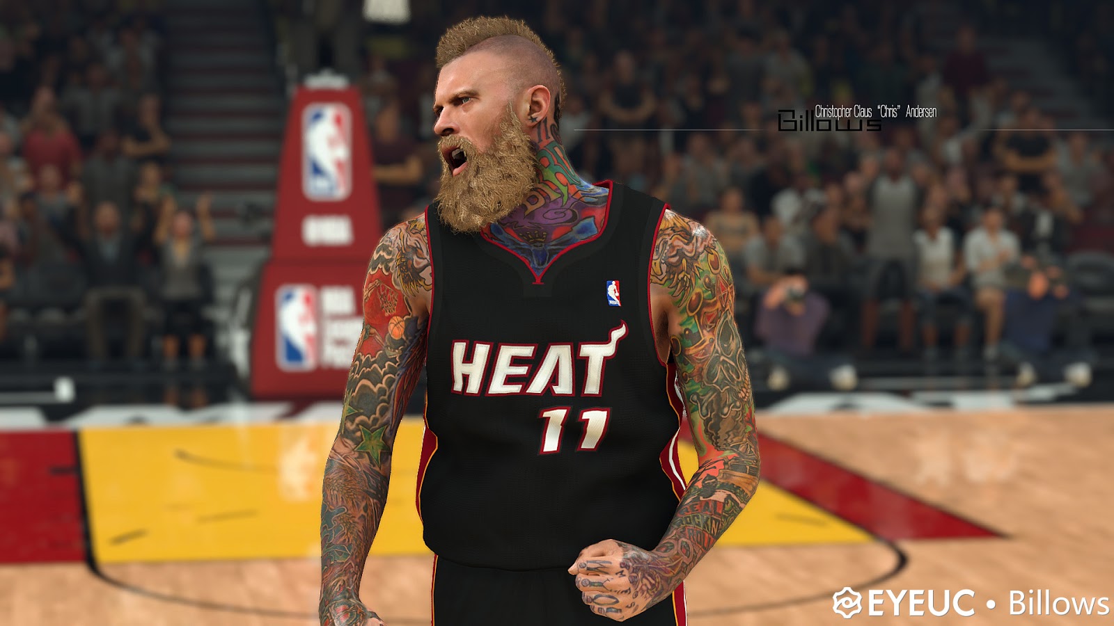 Chris Andersen Cyberface, Hair and Body Model Dual Version By Billows ...