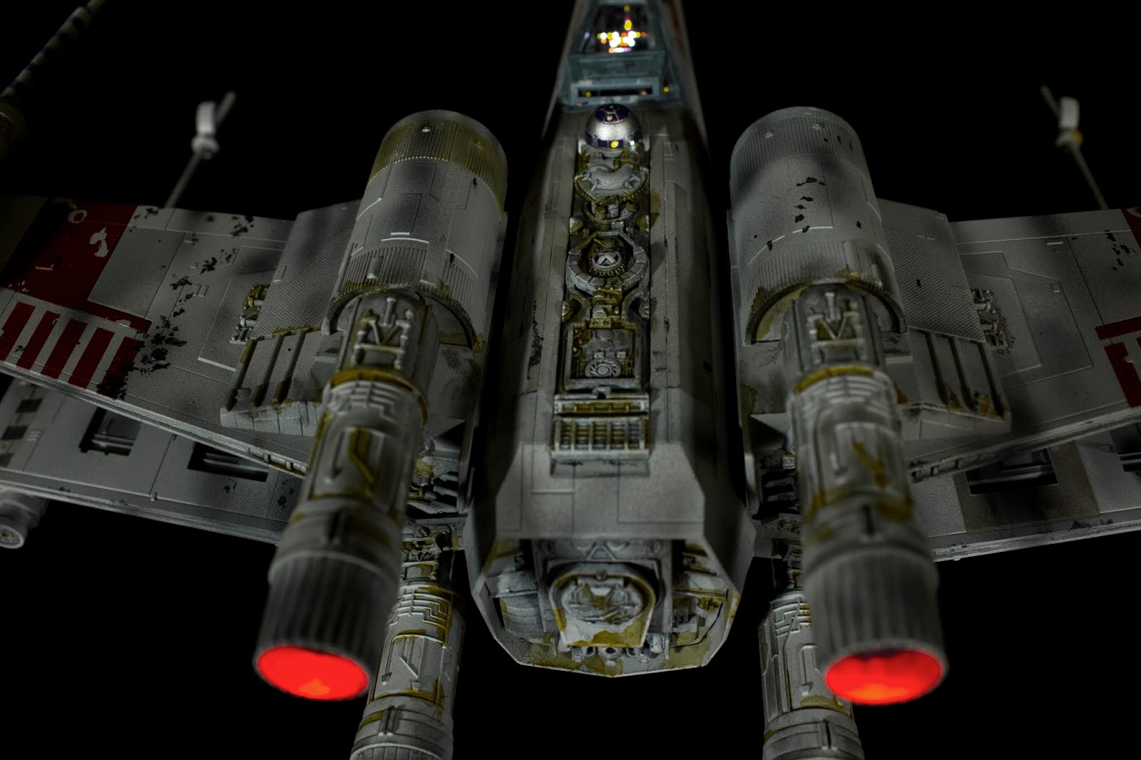 Bandai 1/48 scale X-Wing Model Build: Part X Final reveal of finished X ...