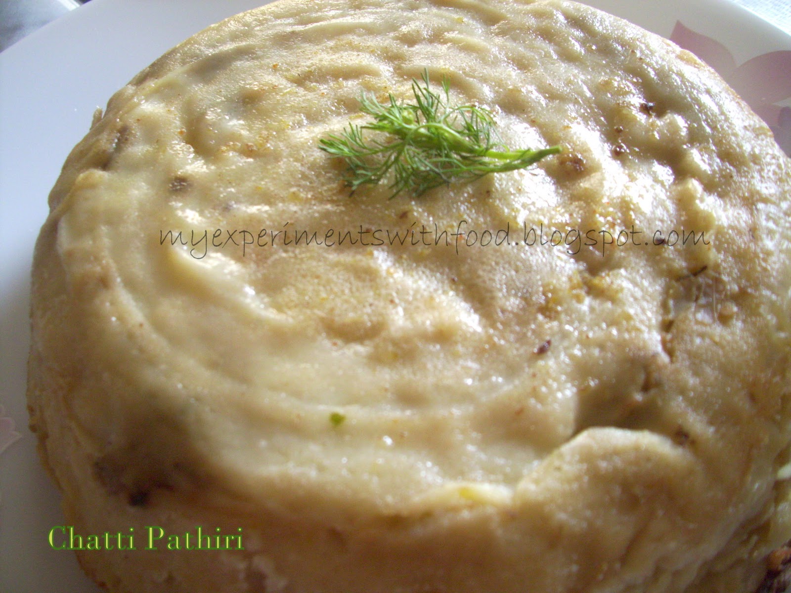 My Experiments With Food: Chatti Pathiri / Layered pancakes with ...