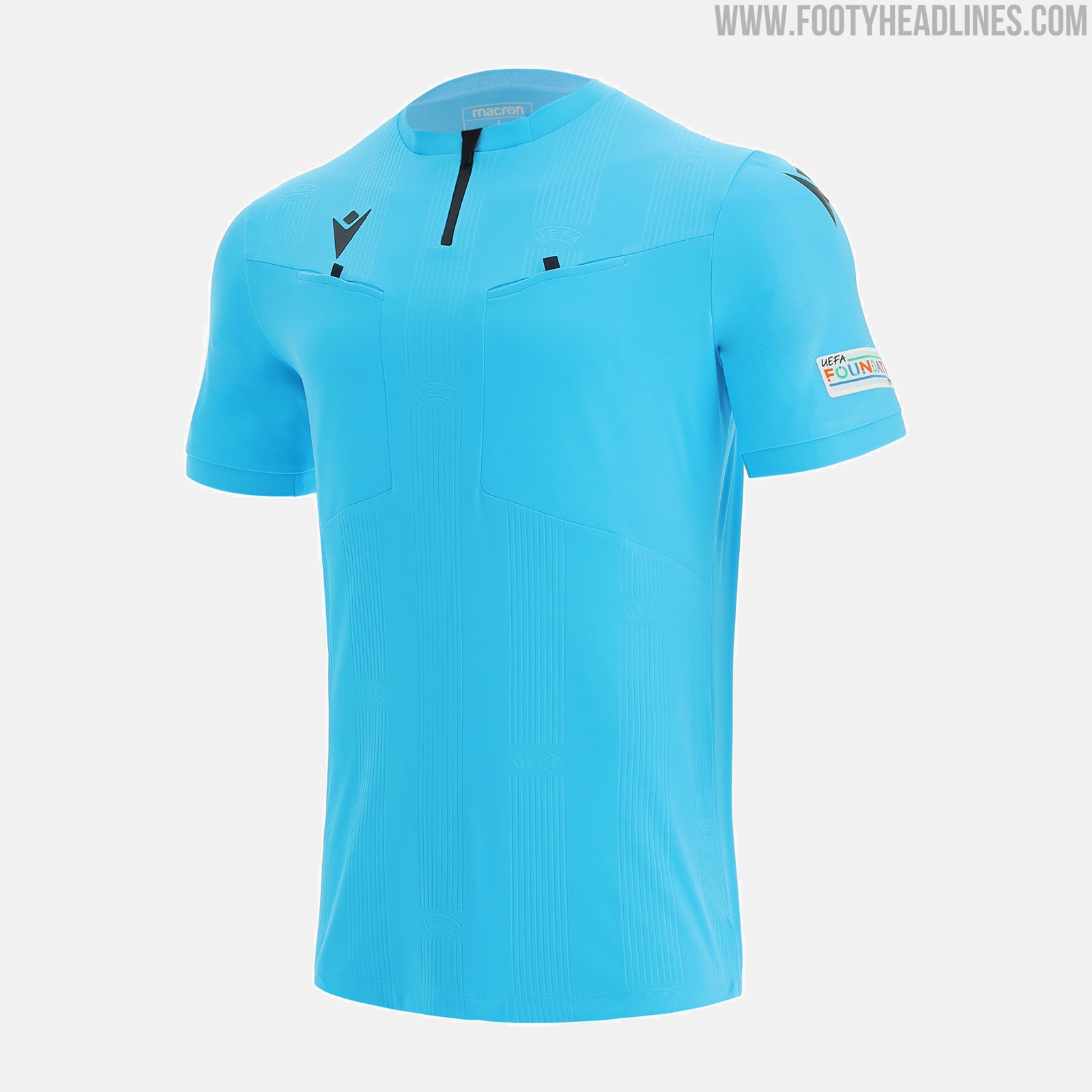 Macron UEFA 2021-22 Referee Kits Released - Pink Gone - Footy Headlines
