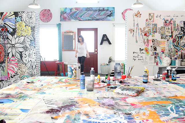 alisaburke: keeping my creative space organized