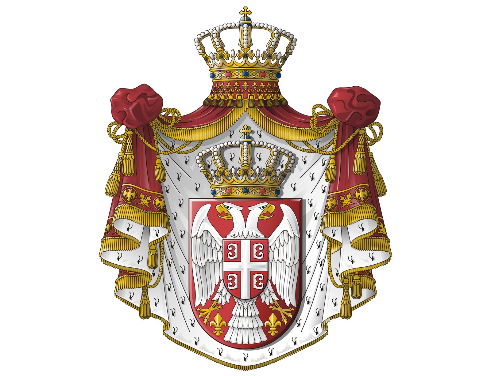 Zastava i grb Srbije - Serbian flag & coat of arms: Grb Srbije - Srpski ...