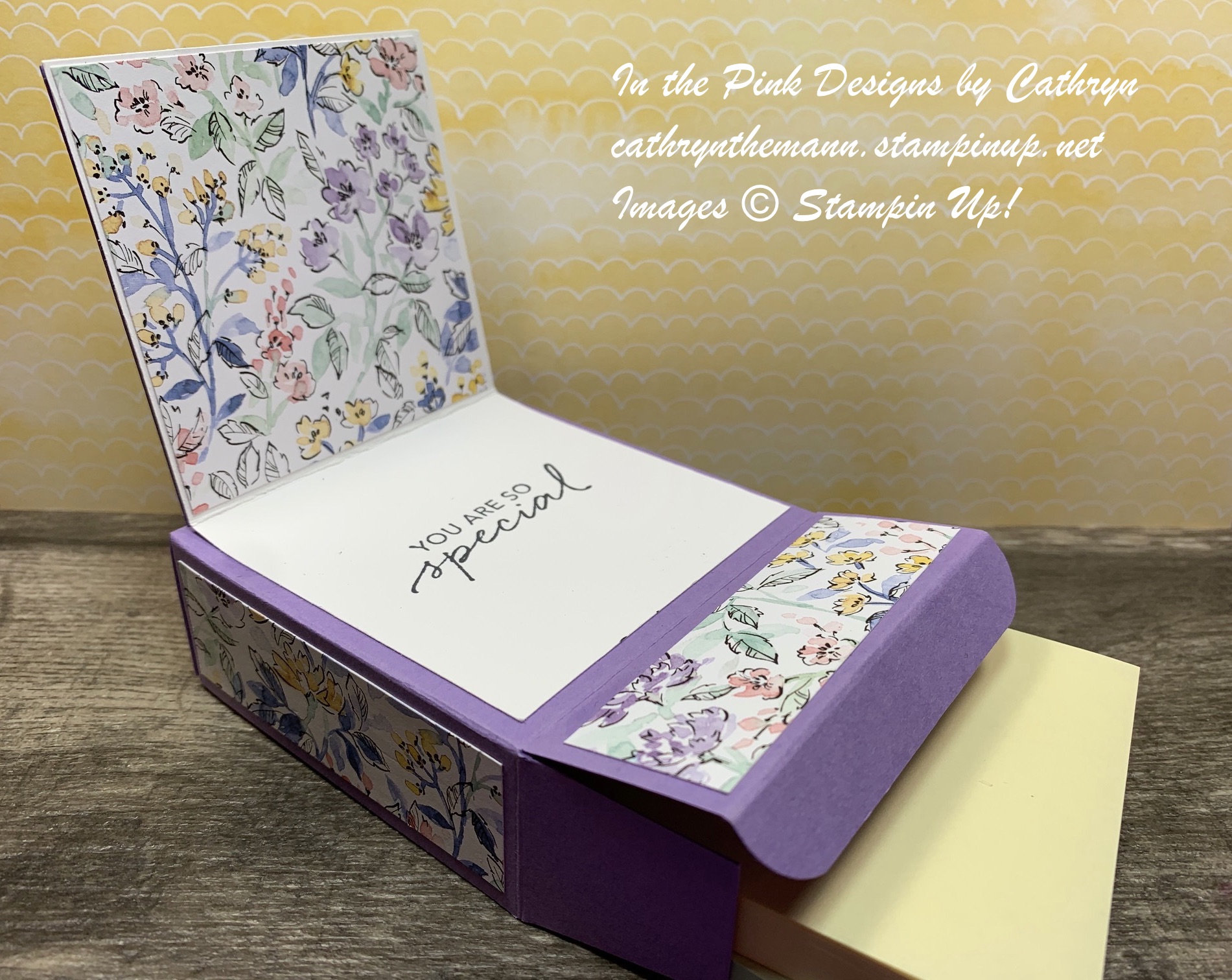 In the Pink, Designs by Cathryn: POST IT NOTE GIFT BOX with ATTACHED ...