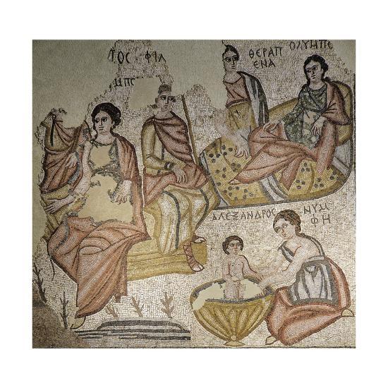 Greek Asia: THE BIRTH OF ALEXANDER THE GREAT ~ GREEK MOSAIC FROM LEBANON