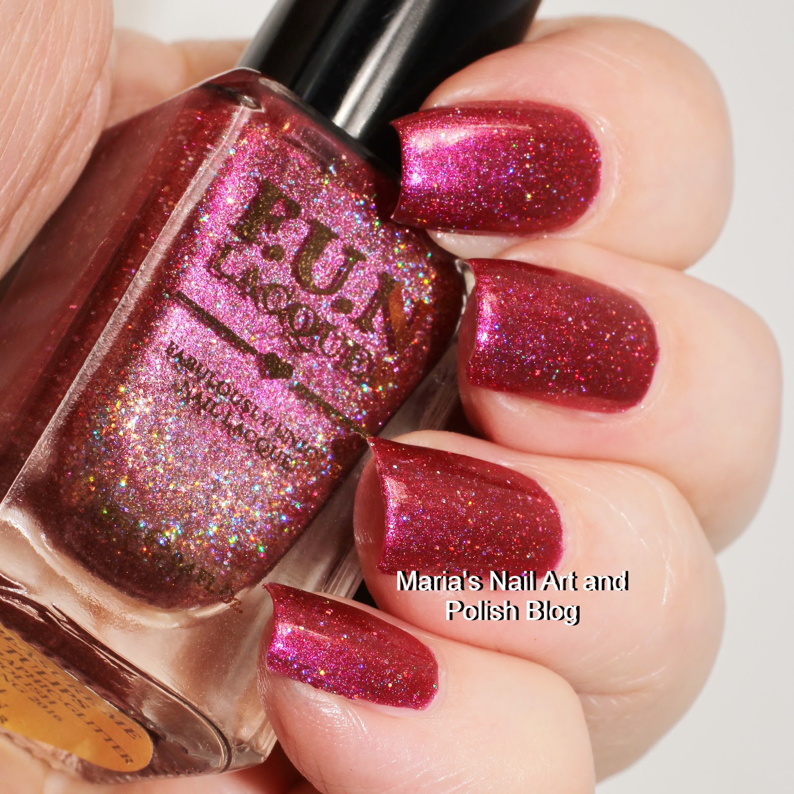Marias Nail Art and Polish Blog: F.U.N Lacquer Treasure Me Tulips swatches
